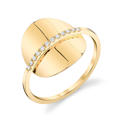 Pave Disc Ring - Large– CHJ